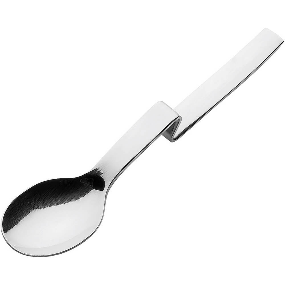 Stainless Steel, Mini Bent Spoon, 12/PK | 060661 | Matfer Bourgeat
