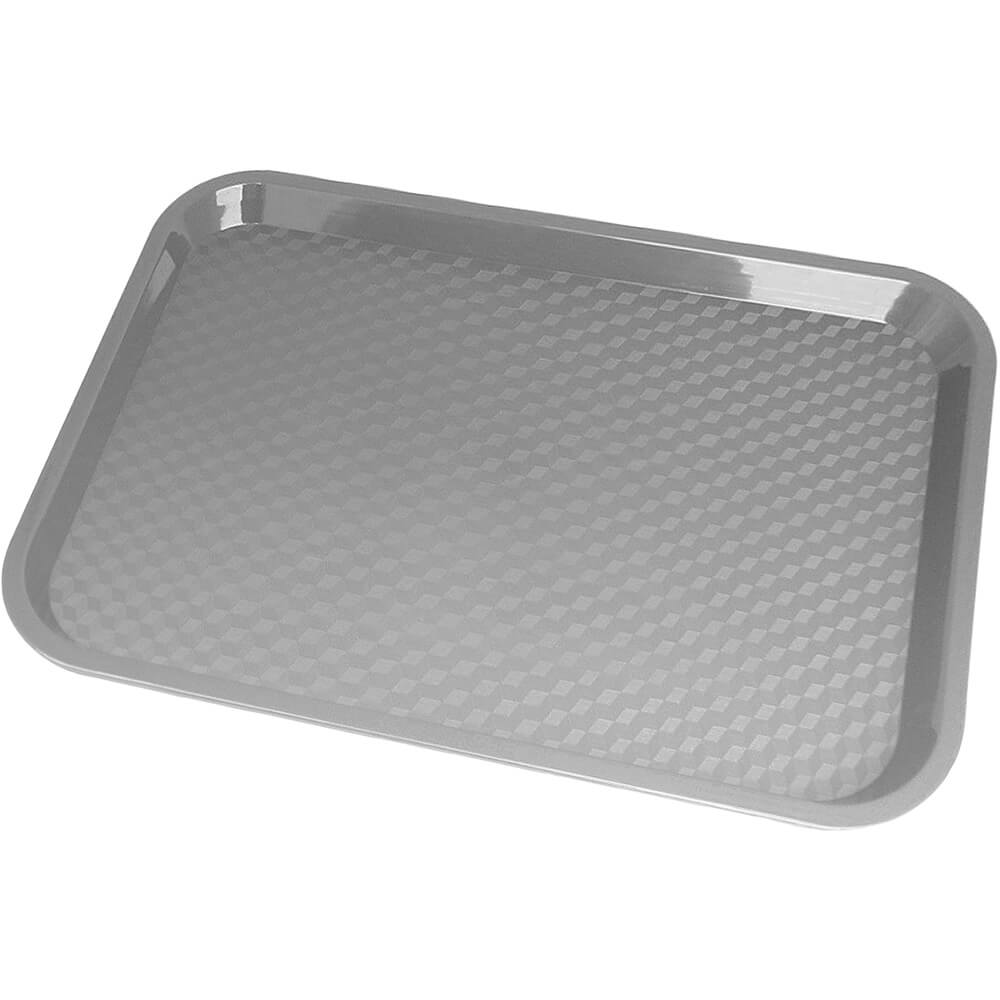 Pearl Gray, 10" x 14" Fast Food Trays, 24/PK | 1014FF-107 | Cambro