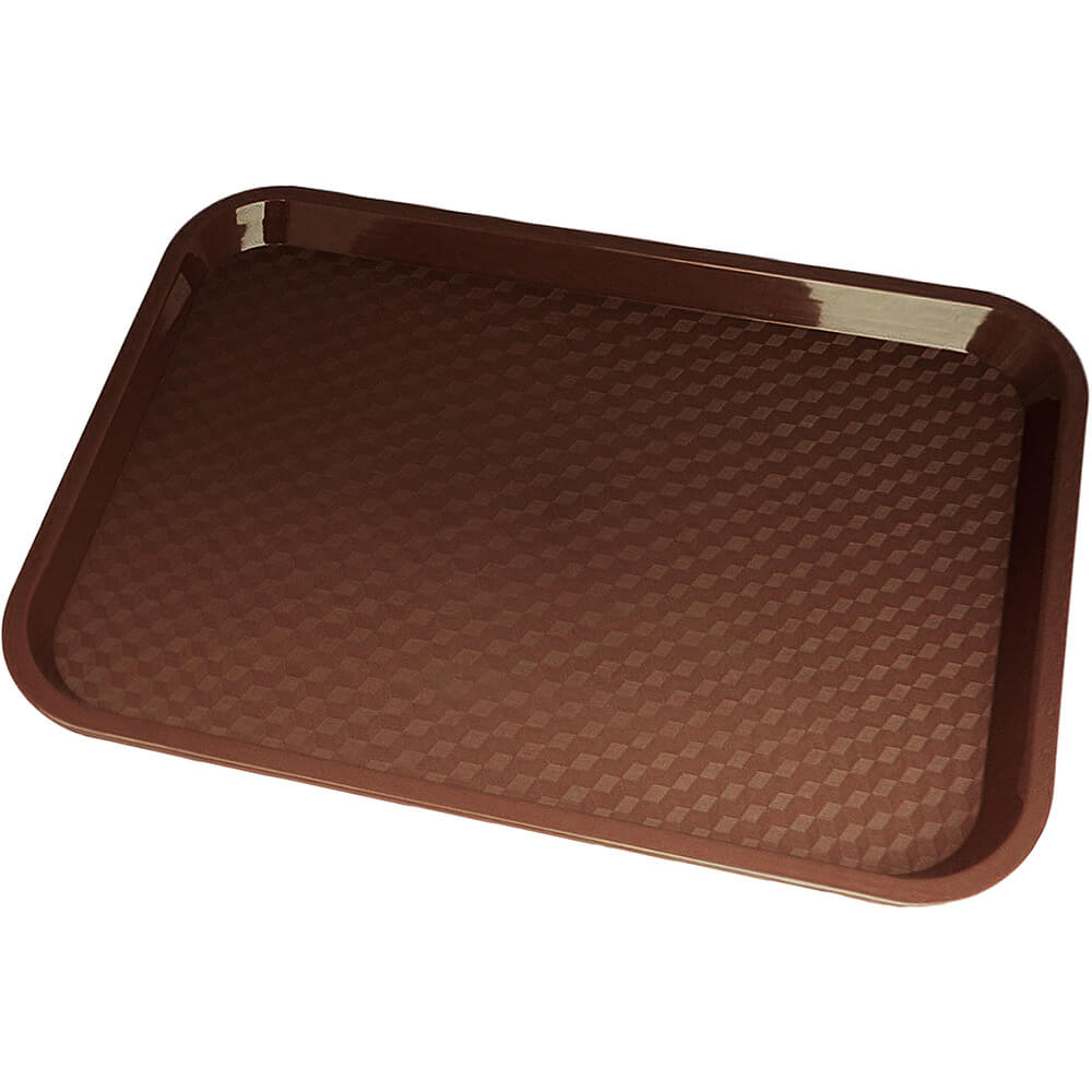 Brown, 10" x 14" Fast Food Trays, 24/PK | 1014FF-167 | Cambro