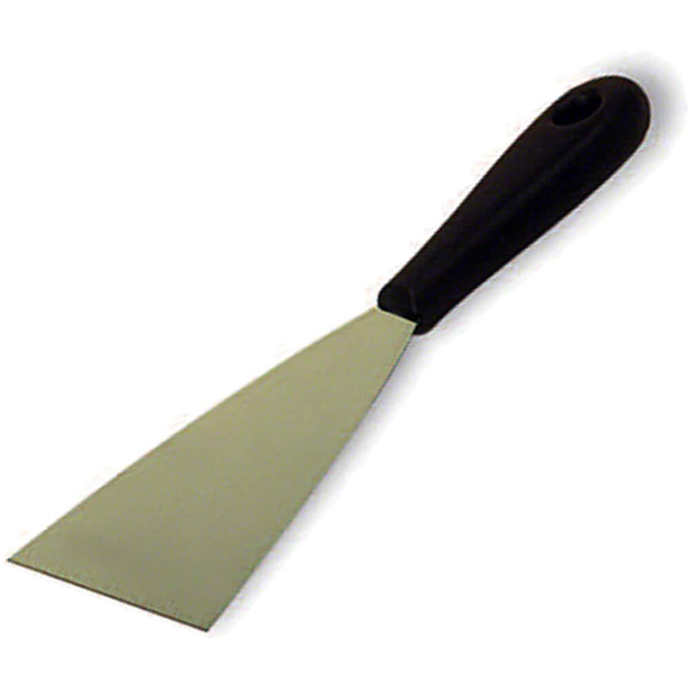 Stainless Steel Triangular Spatula, Rigid | 112722 | Matfer Bourgeat