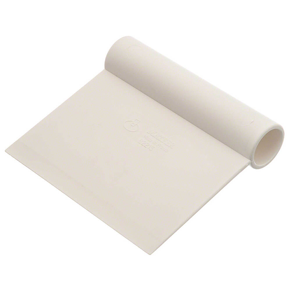 White, Exoglass Rigid Dough Scraper, Straight Edge | 112825 | Matfer ...