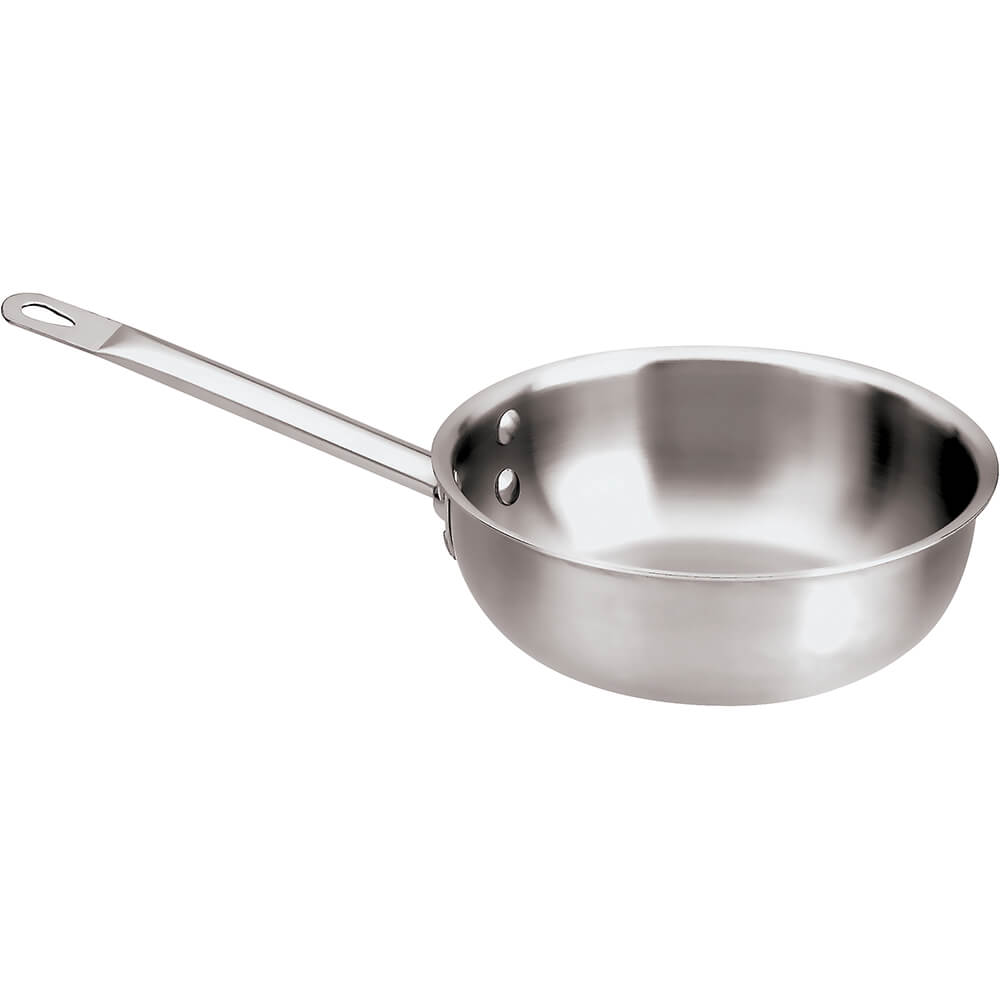 Stainless Steel Slanted Saute Pan, Triply, 2.12 Qt | 12513-20 | Paderno