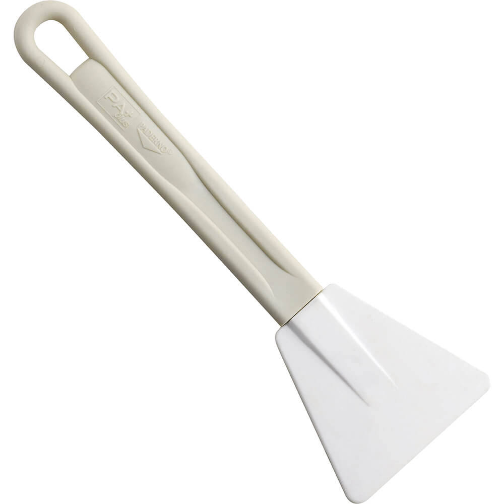 Beige, Composite Fiberglass Triangular Spatula, 10" | 12917-25 | Paderno