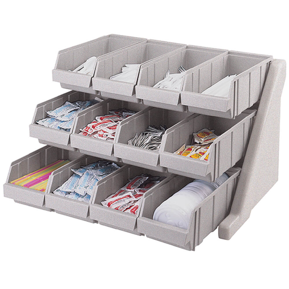 Speckled Gray, Condiment Holder with 12 Bins | 12RS12-480 | Cambro