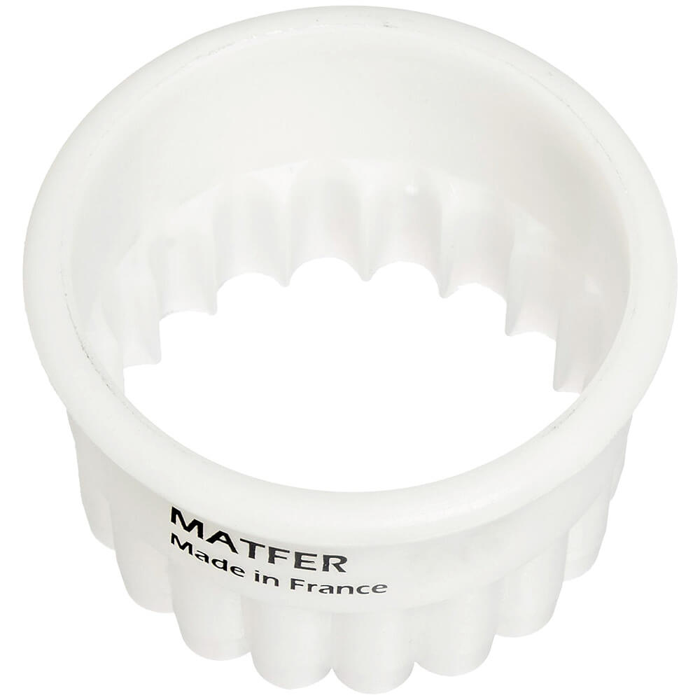 Matfer Bourgeat White, Exoglass Carnation Pastry / Cookie Cutter, 1.5 ...