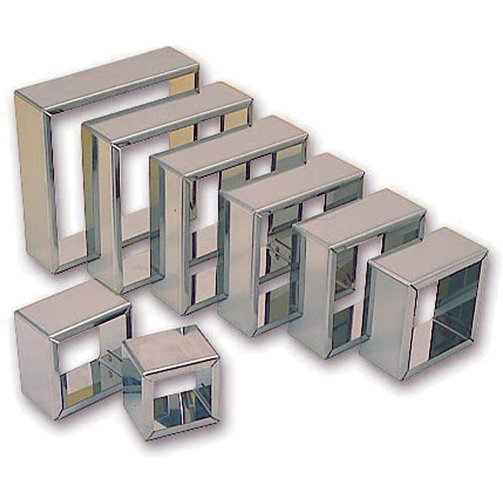 Stainless Steel Square Pastry / Cookie Cutters, Set Of 8 | 150320 ...