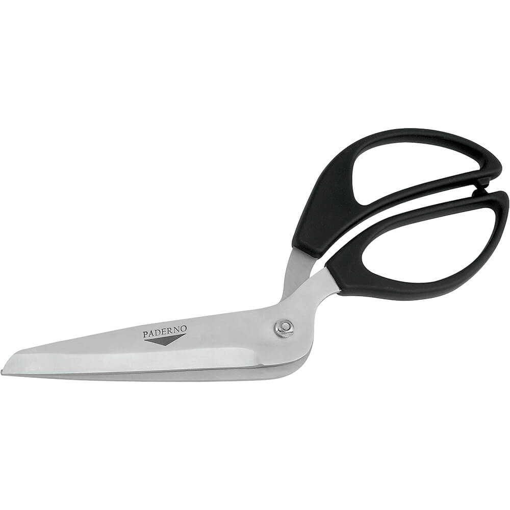 Black, Stainless Steel Offset Pizza Scissor, 10" | 18276-00 | Paderno