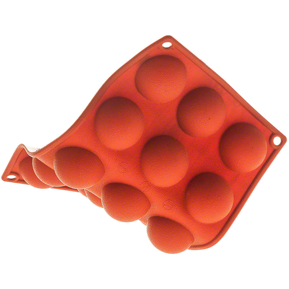 Silicone Gastroflex Mini Half Round Mold | 257901 | Matfer Bourgeat