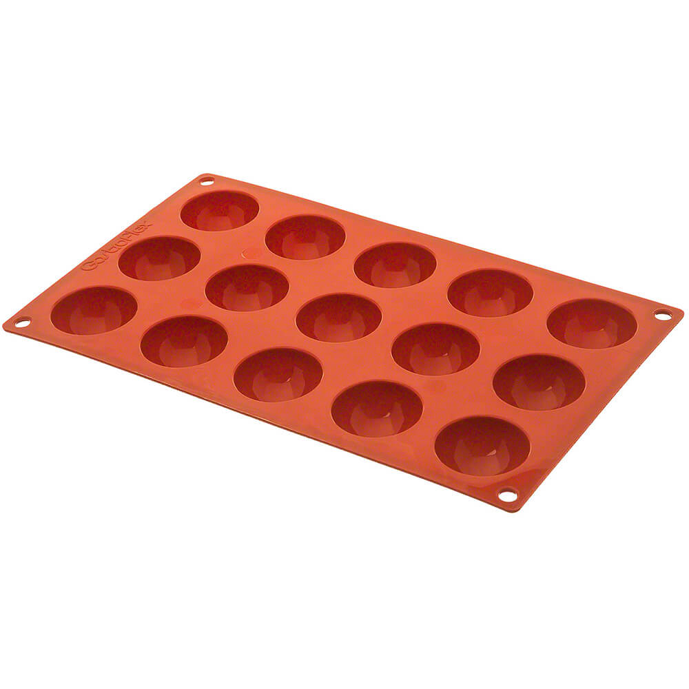 Silicone Gastroflex Mini Half Round Mold | 257901 | Matfer Bourgeat