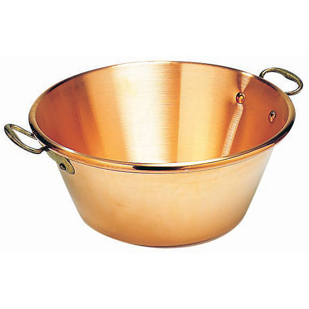 Solid Copper, Extra Heavy Maslin Pan, 16.75 Qt. | 304042 | Matfer Bourgeat