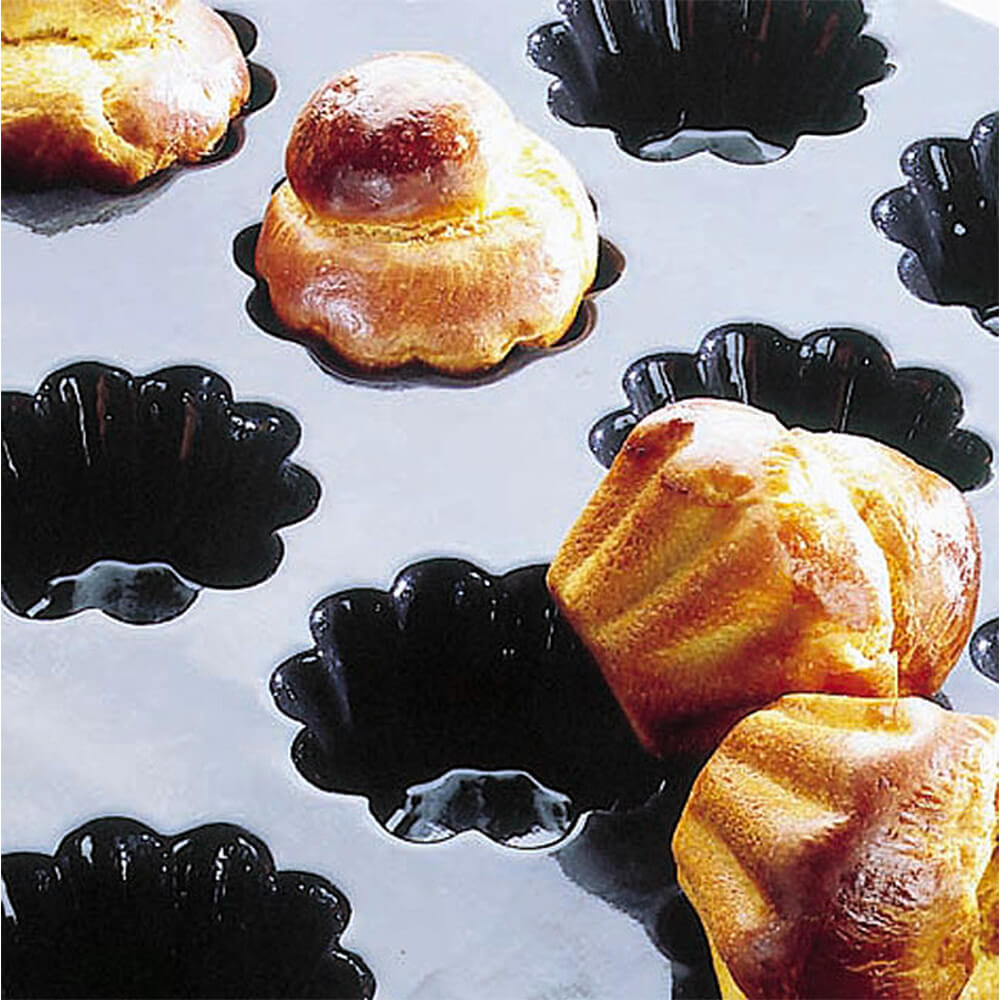 Silicone Flexipan Brioche Baking Molds, 24 Cups | 336063 | Demarle