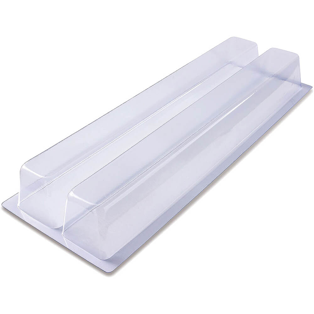 Clear, PVC Trapezoid Yule Log Cake Mold, 10/PK (Pairs) | 362004 ...