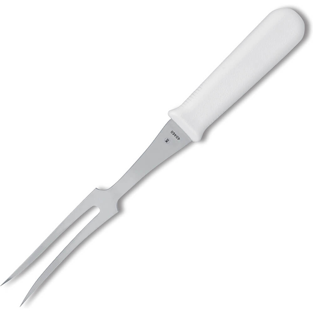 12" Cooks Fork, White Polypropylene Handle | 40460 | Victorinox