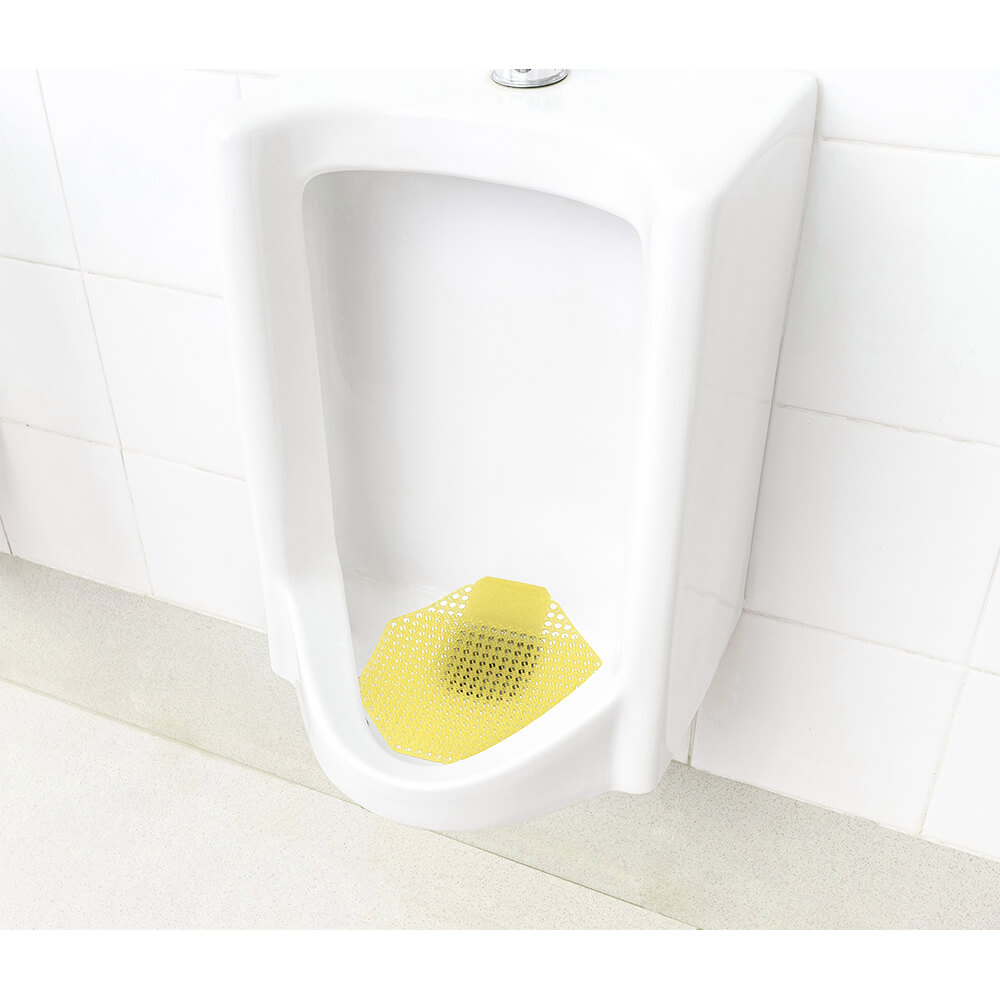 Yellow, Plastic Urinal Screen, Mango Urinal Deodorizer, 10/PK | 4111 ...