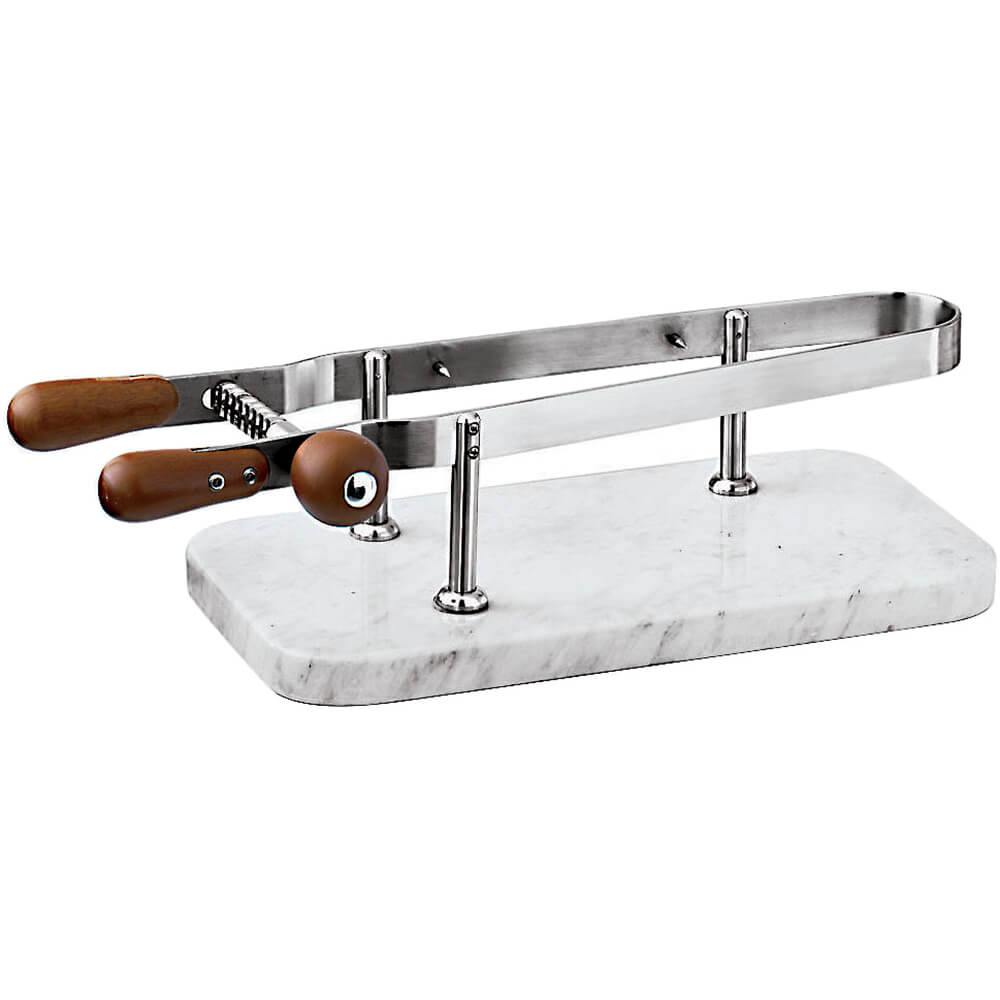 Stainless Steel Ham Holder, Marble Base | 41583-00 | World Cuisine