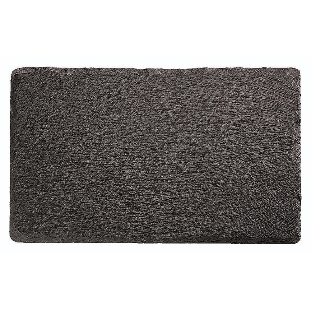 APS Black, Natural Slate Tray, L 9-1/2" X W 6-7/8", 41585-51