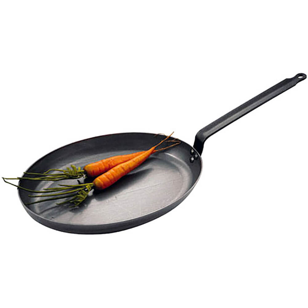 Black, Carbon Steel Oval Frying Pan, 9" | 41719-36 | de Buyer