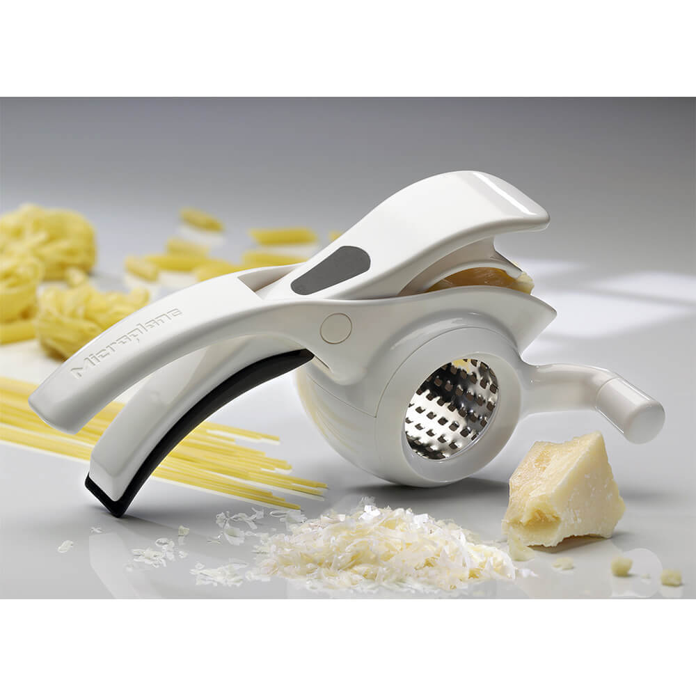 Microplane White, Polycarbonate Rotary Cheese Grater, 439308