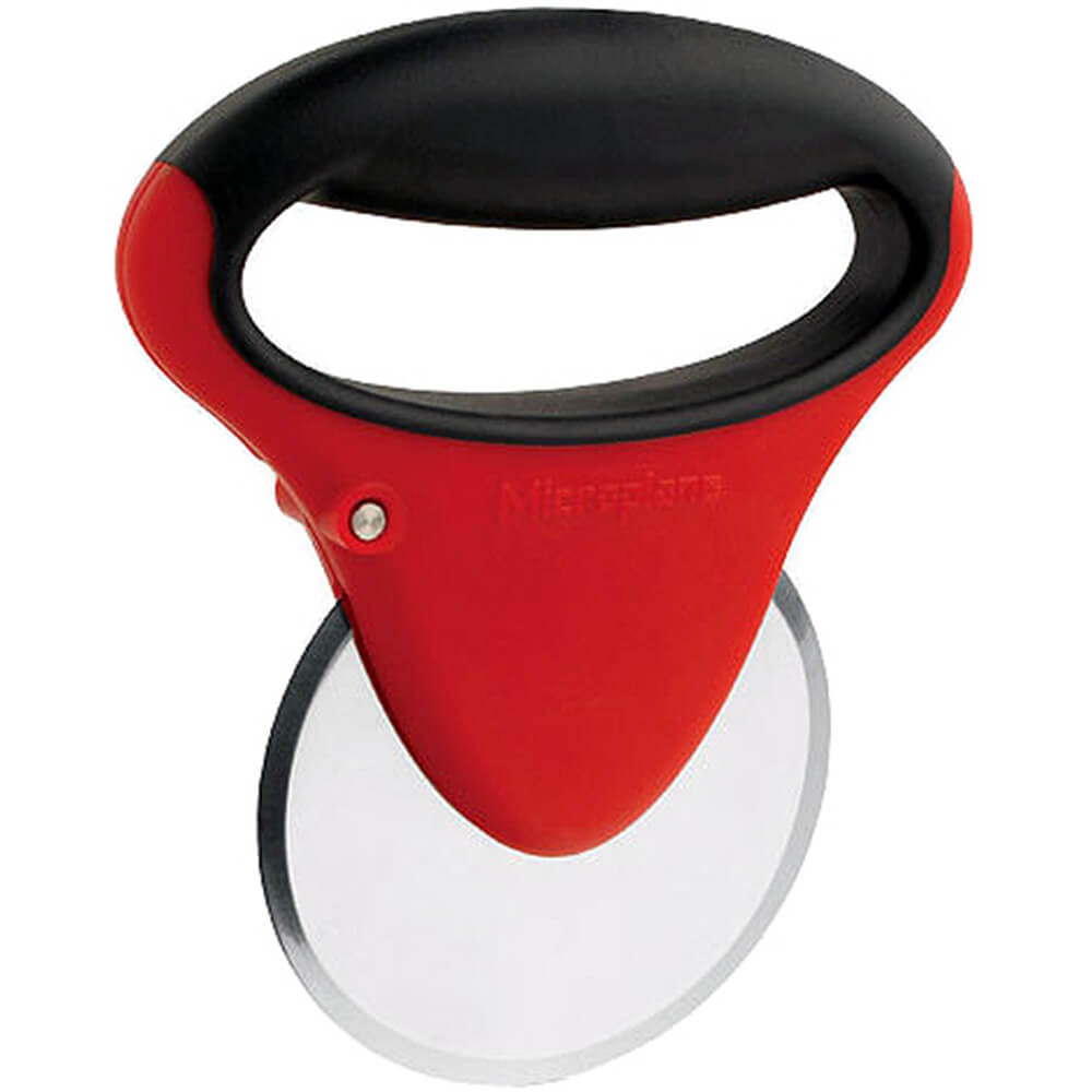 Red, Stainless Steel Pizza Cutter, Plastic Handle | 448105 | Microplane