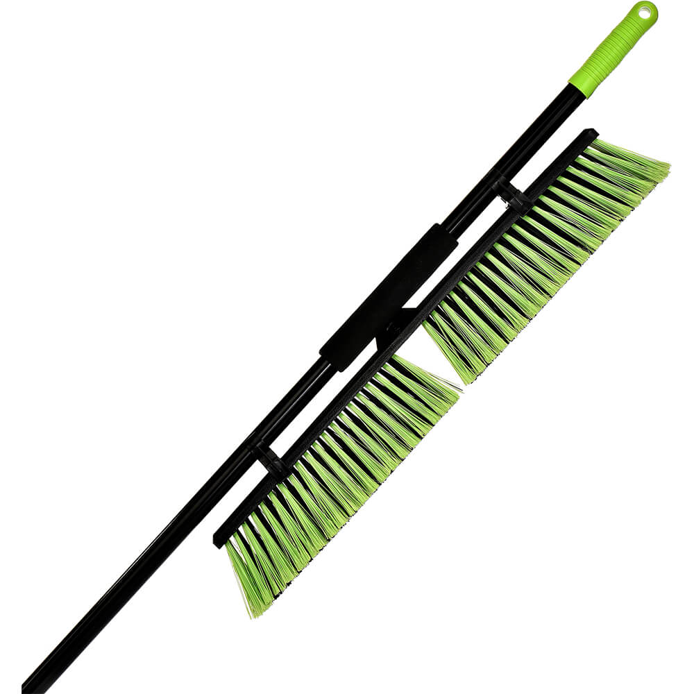 Green, Plastic 24" Multi-Surface Push Broom / Outdoor Broom | 460-24-1 ...