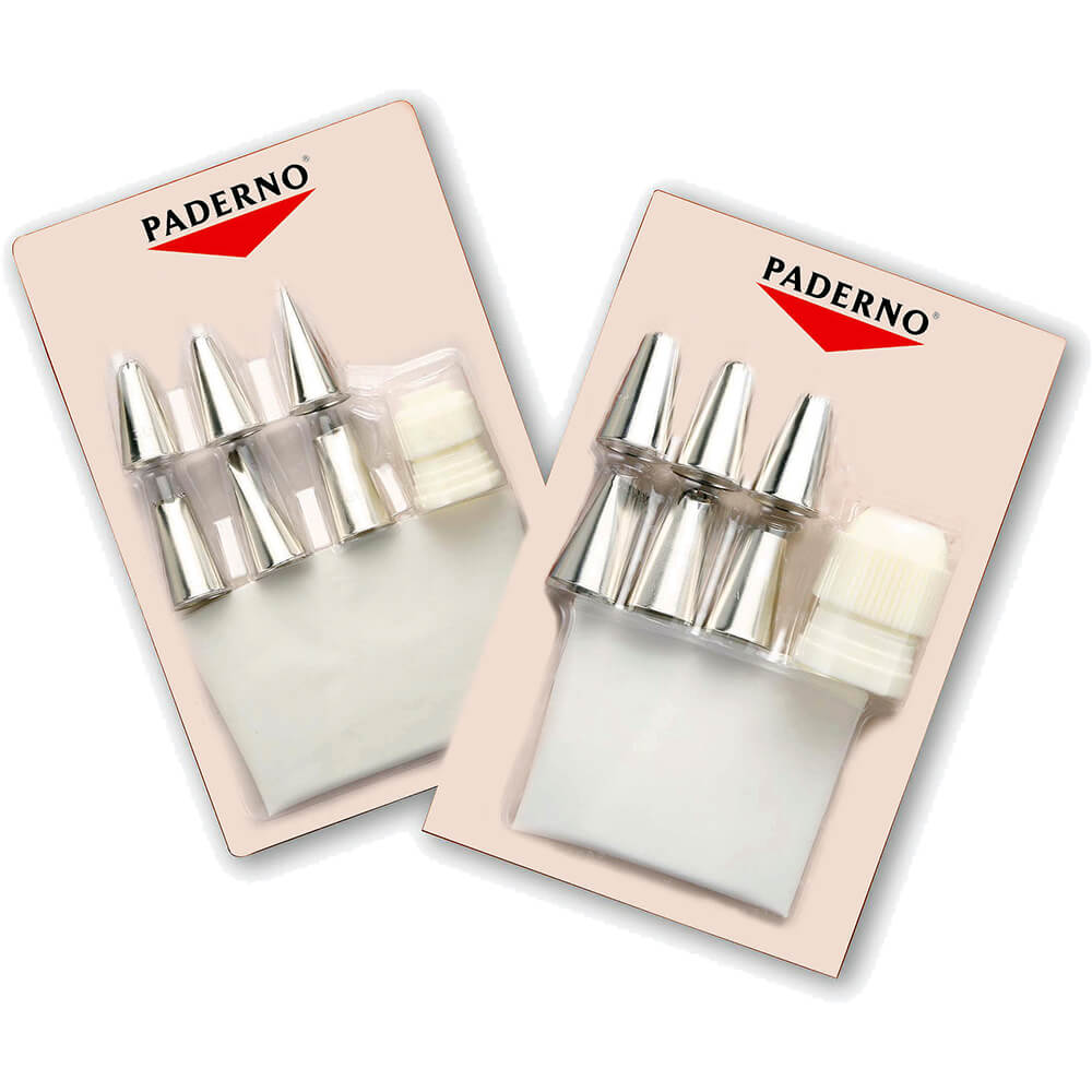Plastic 8-Piece Pastry Set, Small Pastry Bag | 47120-01 | Paderno
