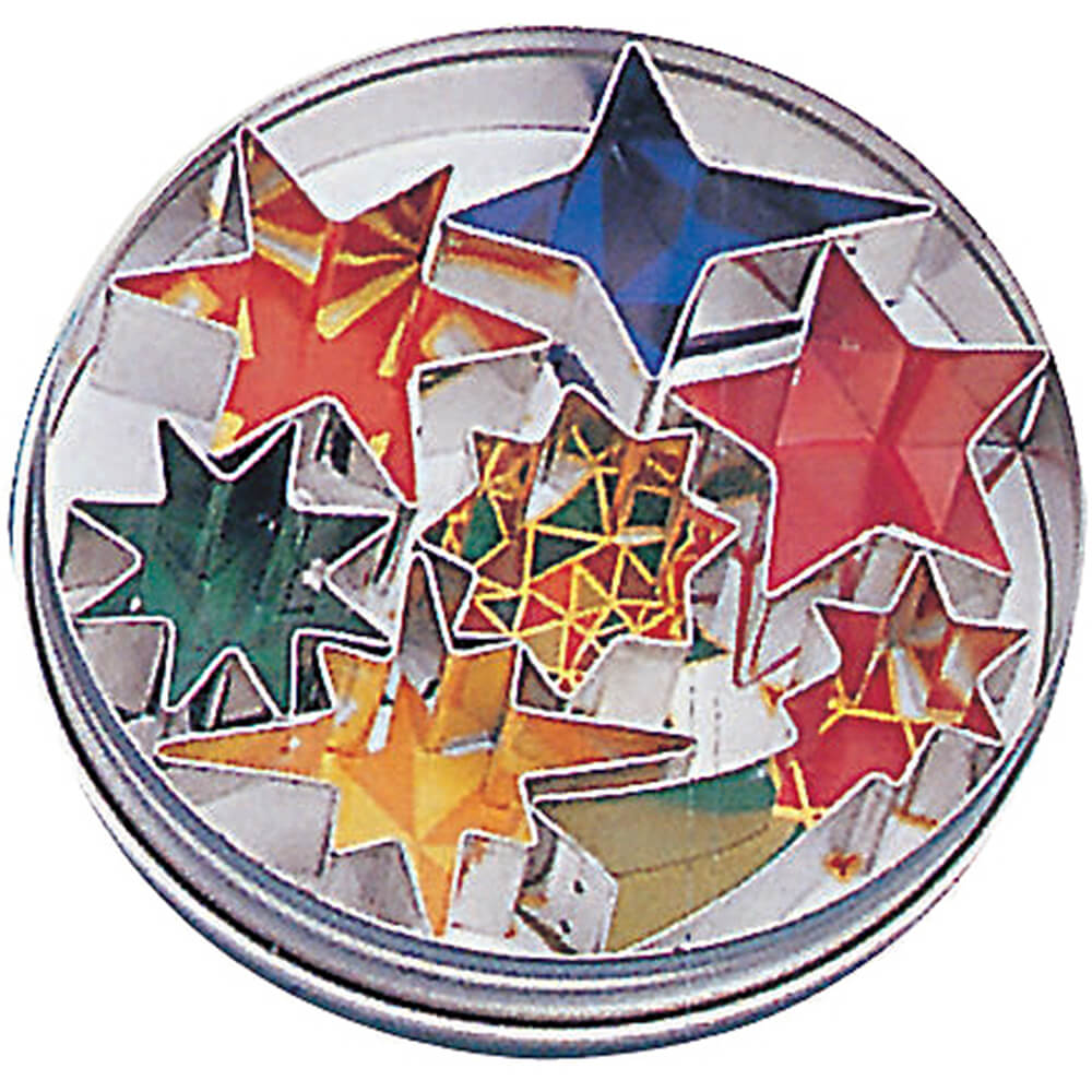 Stainless Steel Stars Cookie Cutters, Set Of 7 Assorted Pieces | 47335 ...