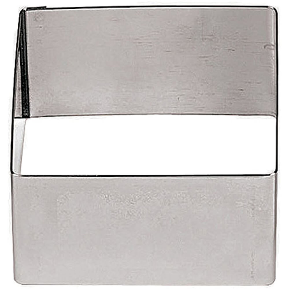 Stainless Steel Square Pastry Ring, 2.38", 6/PK | 47425-05 | Paderno