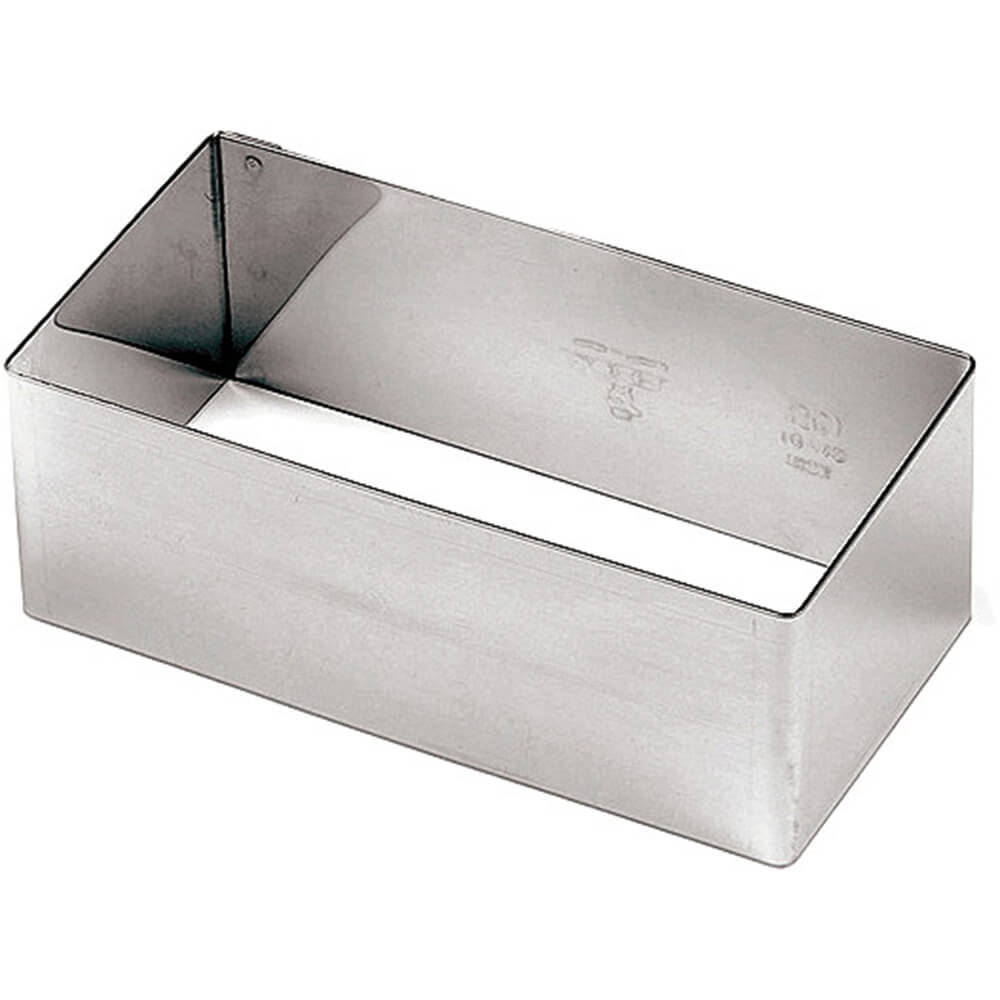 Stainless Steel High-sided Rectangular Pastry Ring, 4.75" | 47426-07 ...
