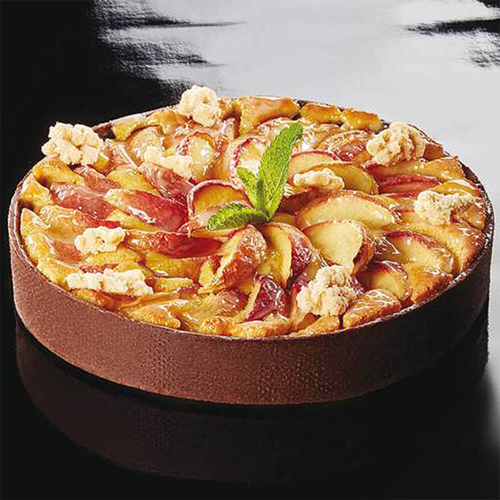 Stainless Steel Perforated Tart Ring, 7-1/2" X 1-3/8" | 47510-19 | Pavoni