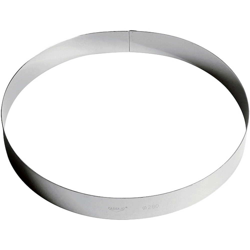 Stainless Steel Entremet / Dessert Ring , 11" | 47530-28 | Paderno