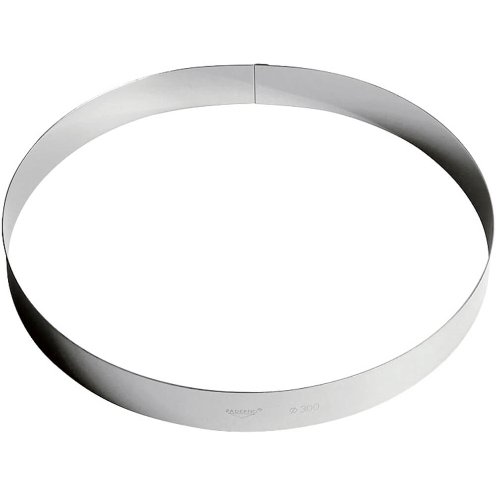 Stainless Steel Entremet / Dessert Ring , 11.88" | 47530-30 | Paderno