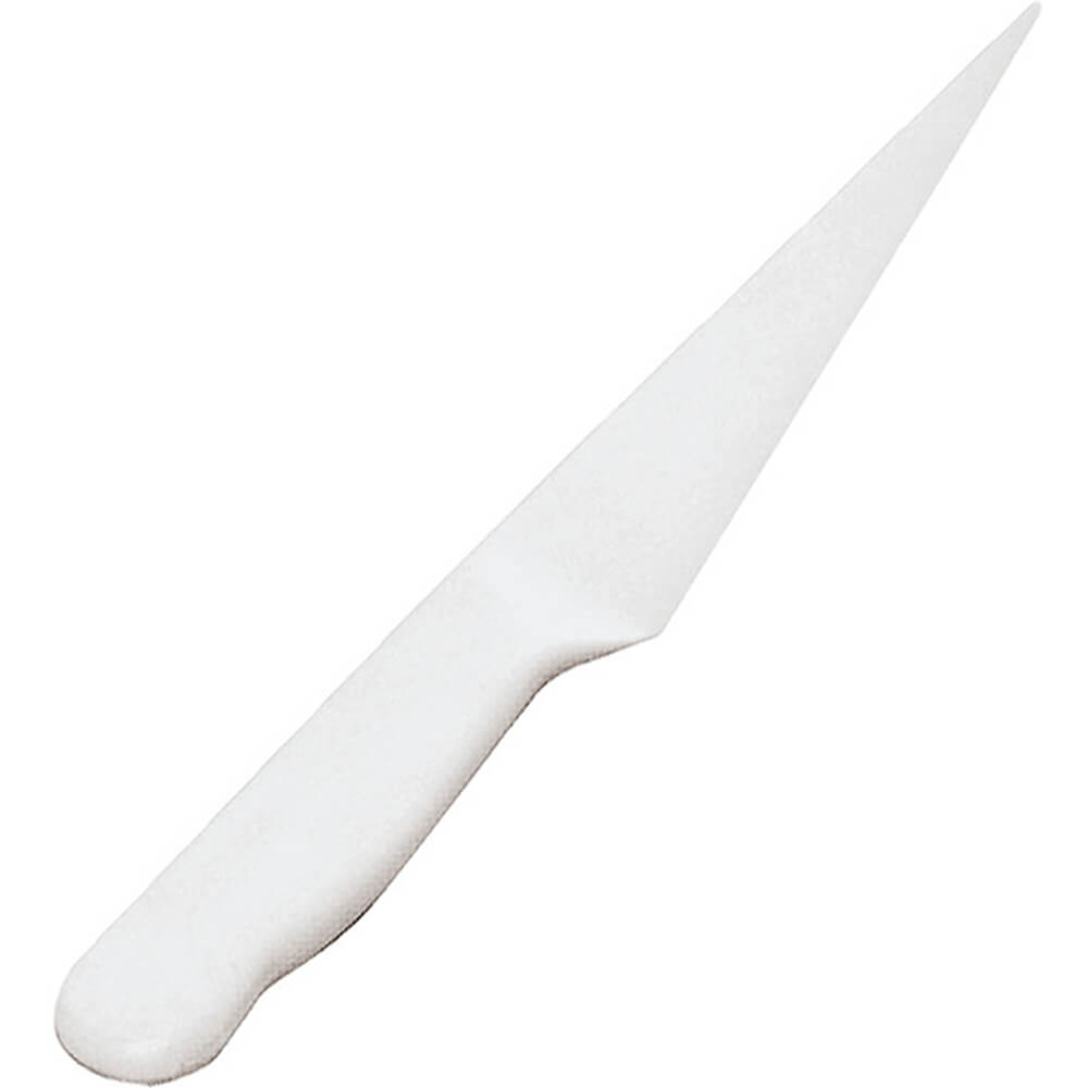 White, Plastic Almond Paste Knife | 47630-28 | World Cuisine
