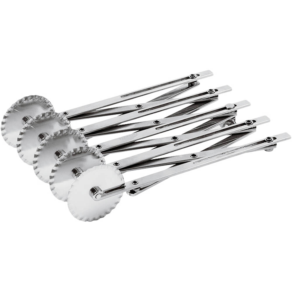 Stainless Steel Fluted Multi-wheel Dough Cutter, Adjustable | 47821-05 ...