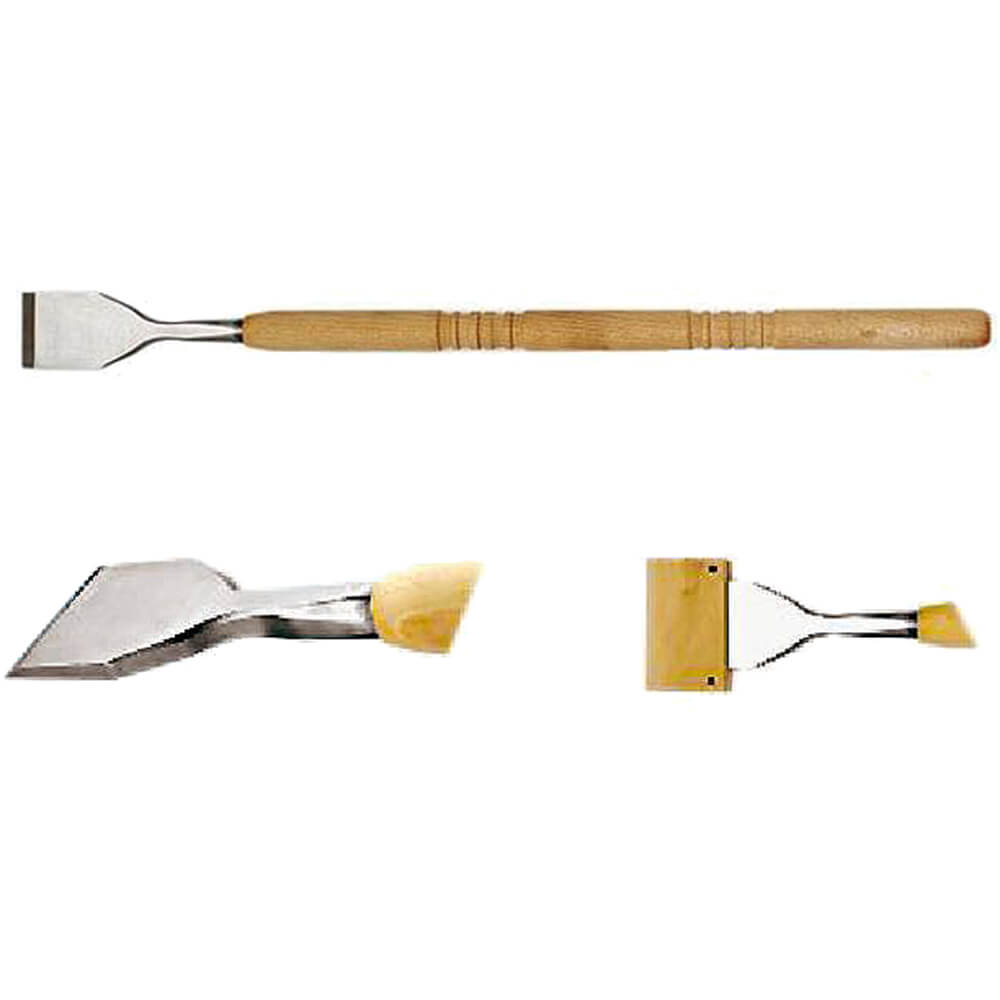 Beechwood, Stainless Steel Ice Carving Chisel, Beech Wood Handle, 29-3/ ...