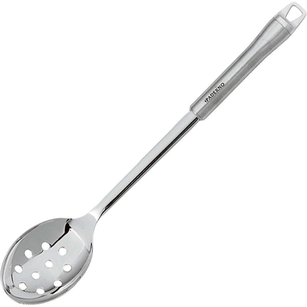 All Stainless Steel Slotted Spoon, 14" | 48278-61 | Paderno