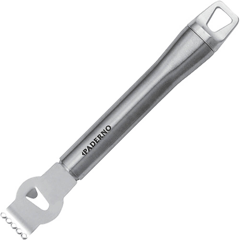 All Stainless Steel Lemon Zester with Channel Knife | 48278-92 | Paderno