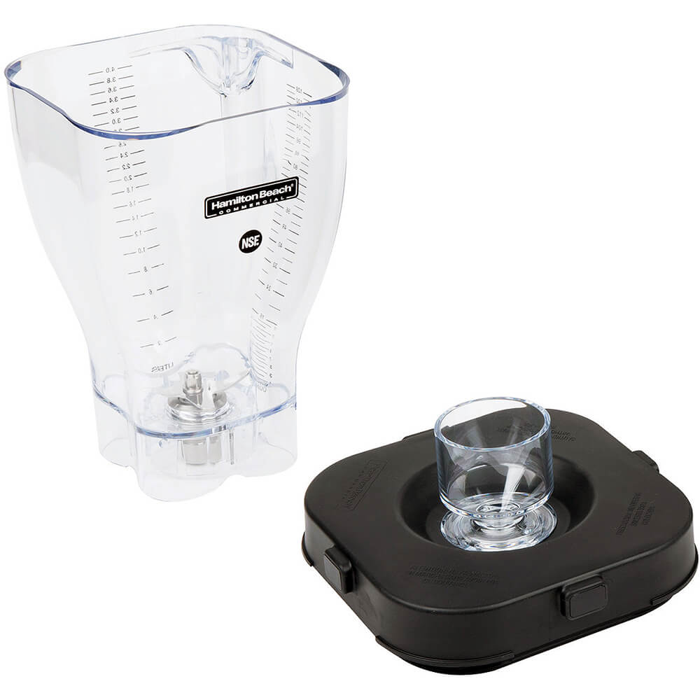 Clear, 1 Gallon / 4L Polycarbonate Jar Kit with Lid Interlock for ...