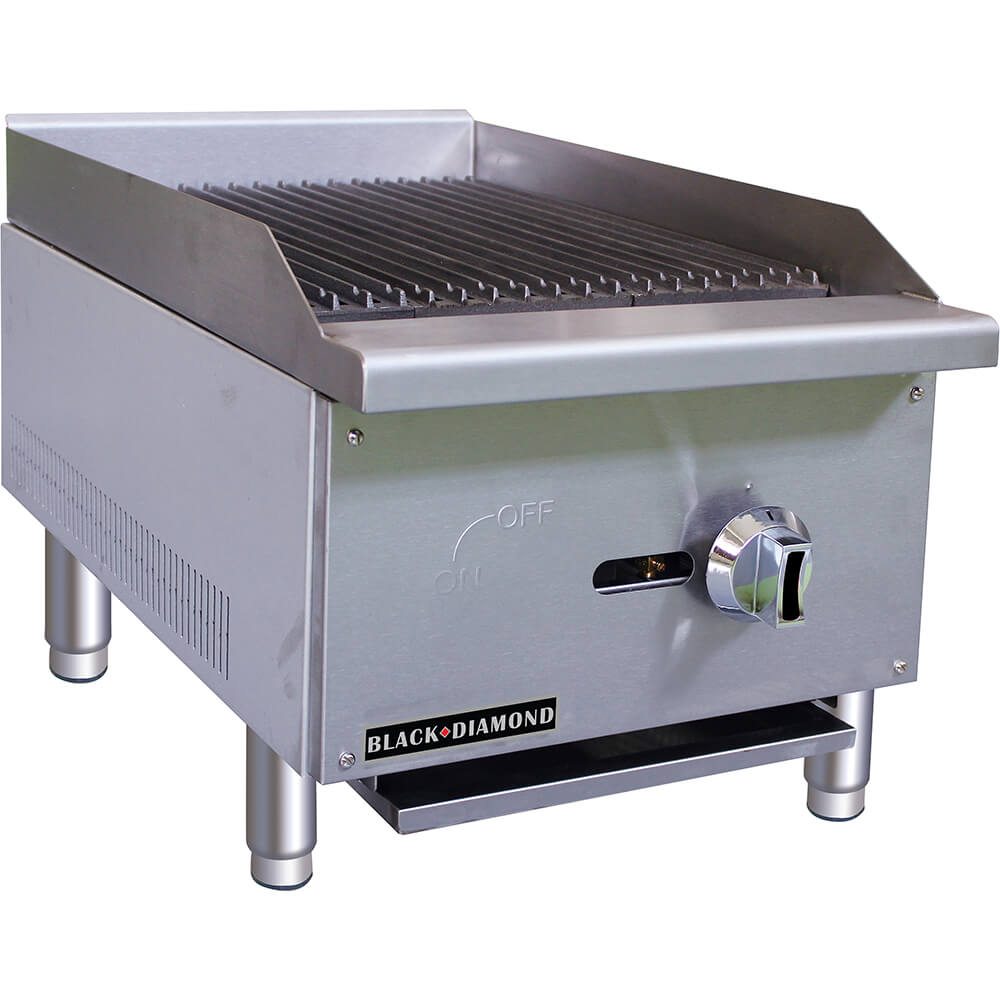 Stainless Steel 16" Countertop Char Broil Gas Grill, 30,000 Total BTU ...
