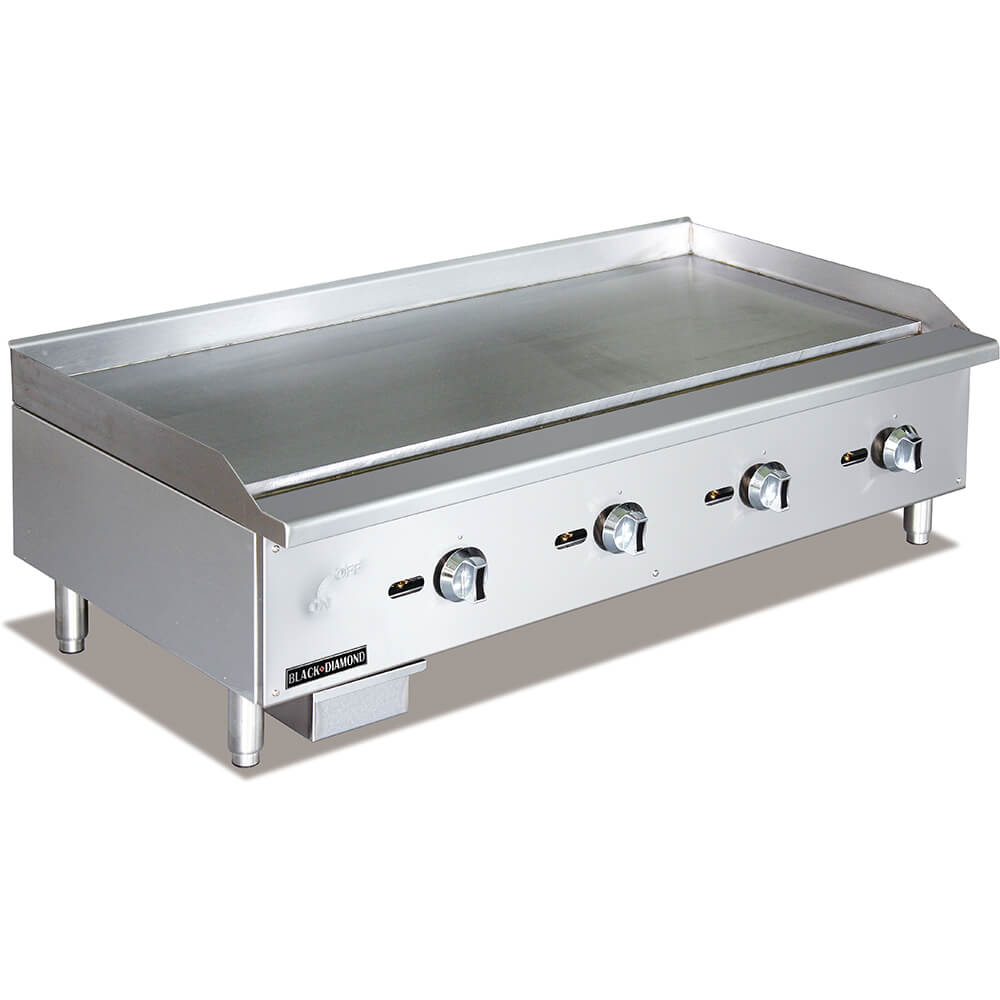 Stainless Steel 48" Gas Griddle, 120,000 BTU NG | BDECTG-48/NG | Adcraft