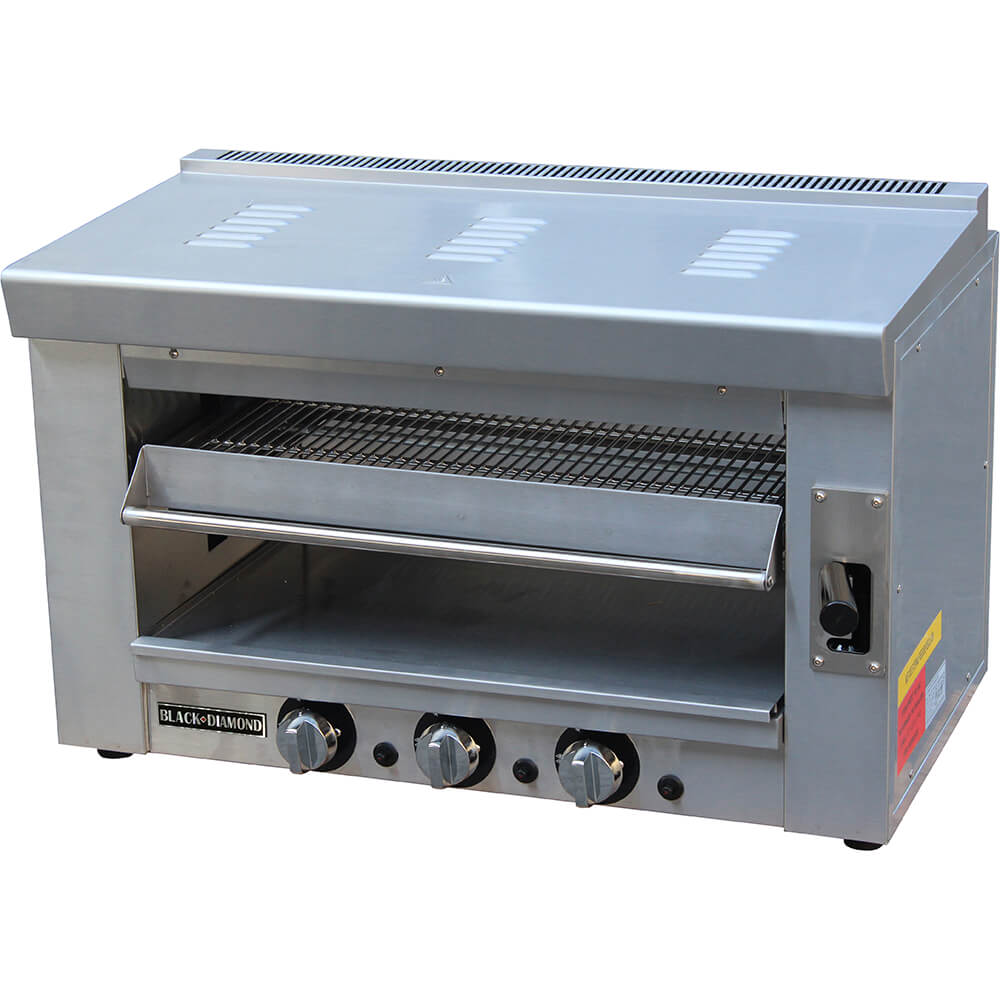 Stainless Steel Gas Salamander Broiler / Grill, 36,000 Total BTU ...