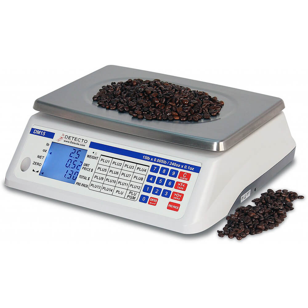 Price Computing Food Scale, Digital, 240 Oz | DM15 | Detecto