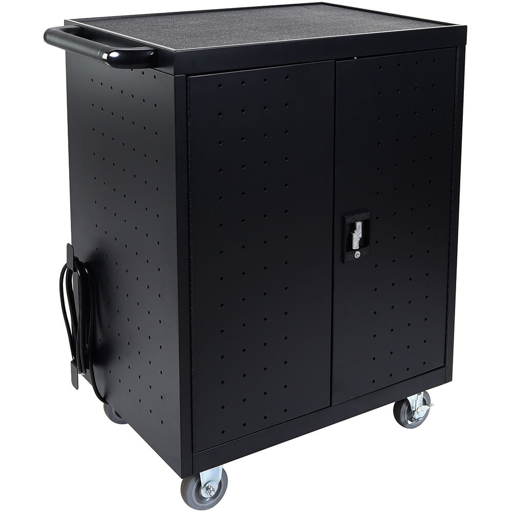 Black, 32 Phone / Tablet / Small Laptop Multi Device Charging Station ...