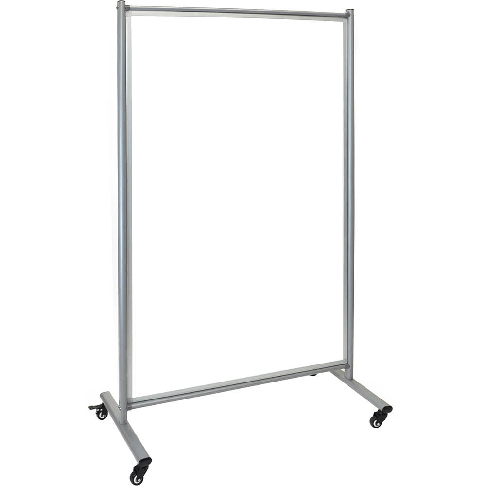 Rolling Magnetic Room Divider / Office Partition with Double Sided Dry ...