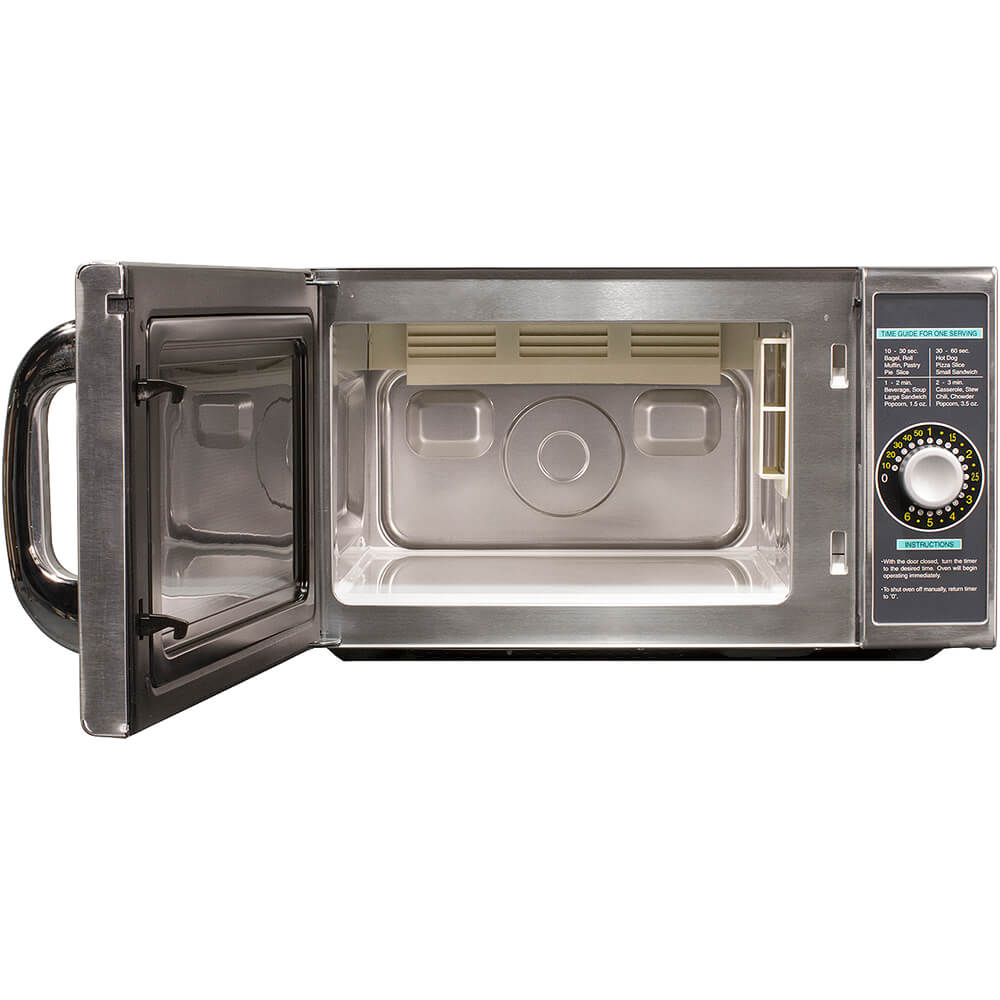 Stainless Steel, Medium Duty Commercial Microwave Oven, Dial Timer ...