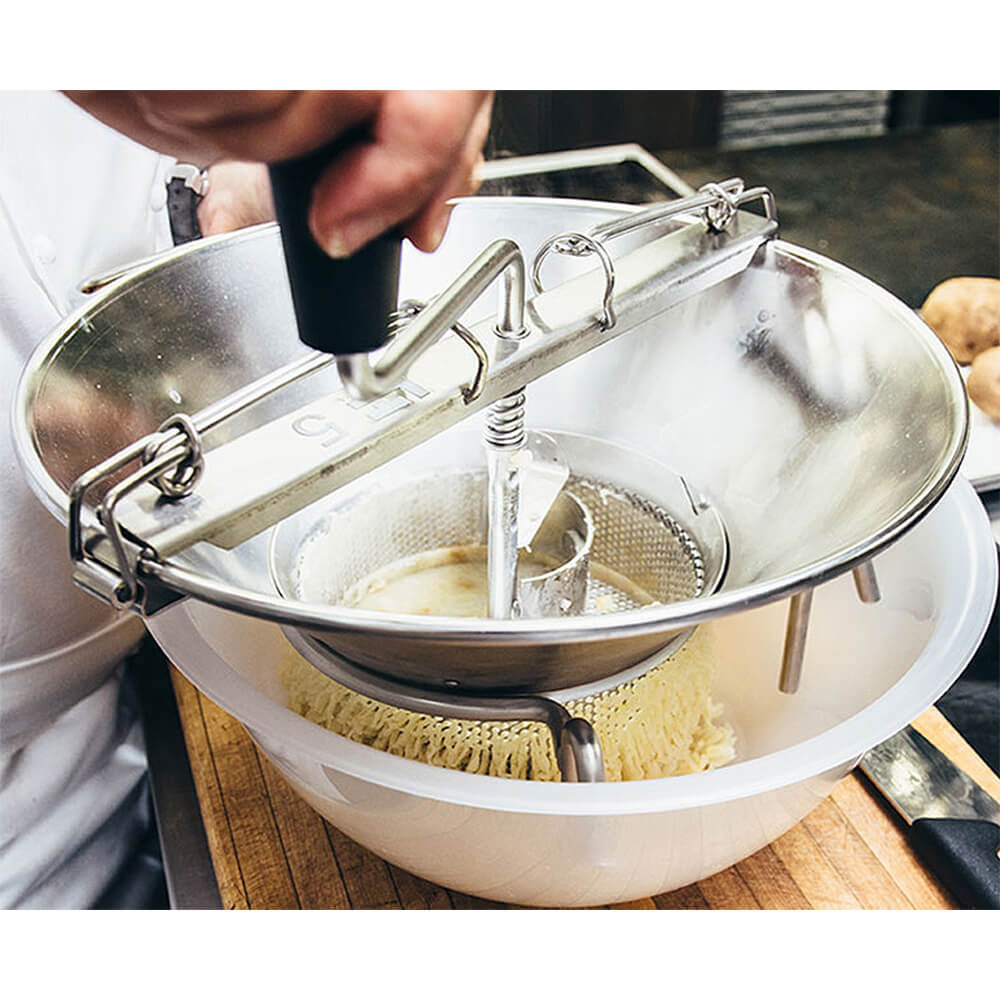 Stainless Steel, No. 5 Food Mill, 14.25" | X530 | Tellier